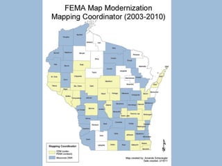 Floodplain Mapping Status in Wisconsin | PPT | Geography | Science
