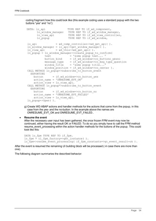 Fpm developer's guide 7.00 7.10 cookbook | PDF