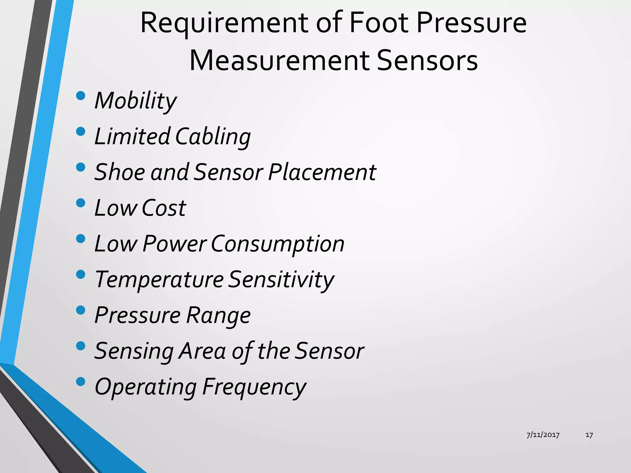 Foot Pressure Measurement System | PPTX