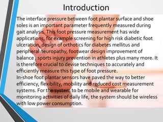 Foot Pressure Measurement System | PPTX