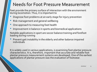 Foot Pressure Measurement System | PPTX