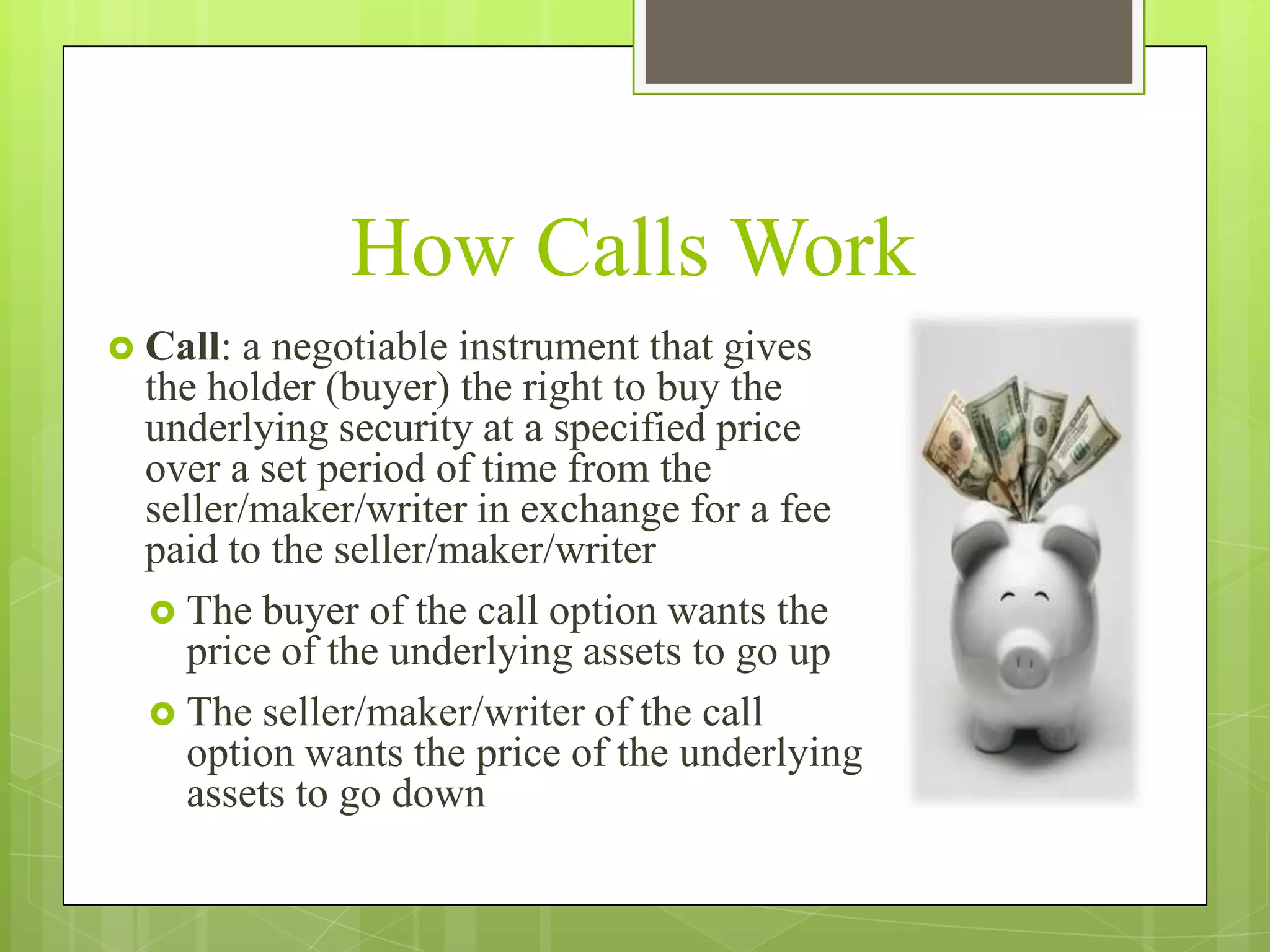 Call option | PPTX