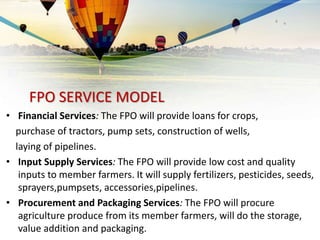 FARMERS PRODUCING ORGANISATIONS | PPTX