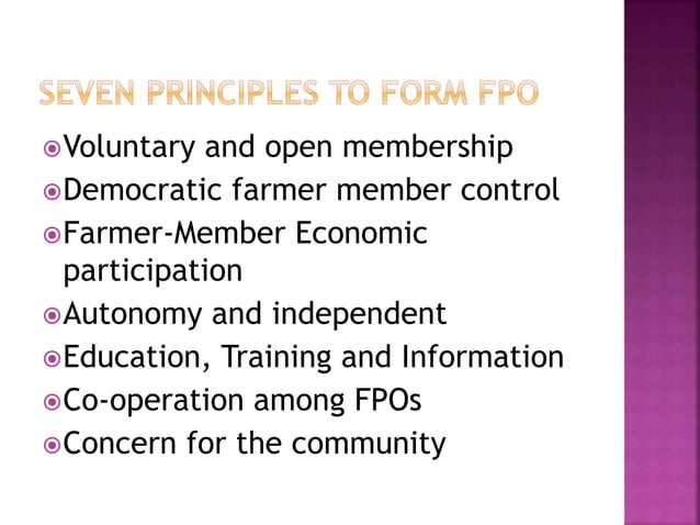 FPO | PDF | Agriculture | Industries