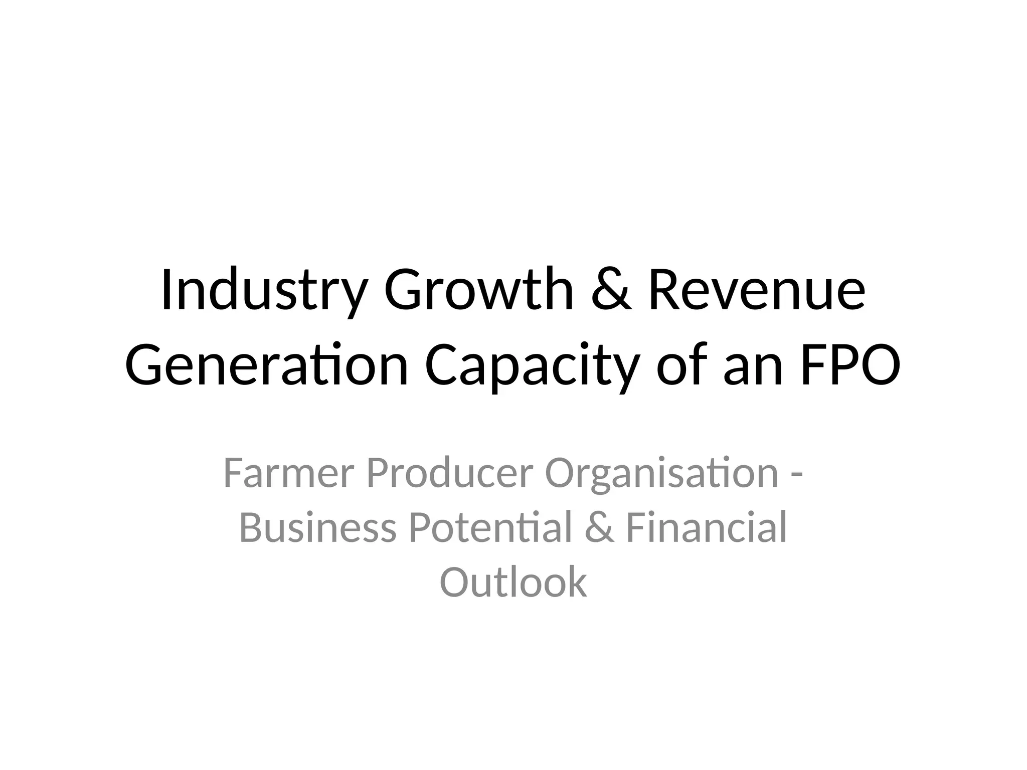 FPO_Industry_Growth_PPT_Model_With_.pptx