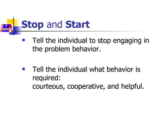 Addressing Attitude & Attendance Issues | PPT