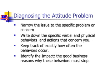 Addressing Attitude & Attendance Issues | PPS