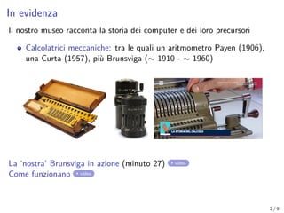 F. Poloni Museo degli strumenti di calcolo | PDF | Computing ...