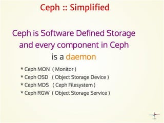 CEPH introduction , Bootstrapping your first Ceph cluster in just 10 ...