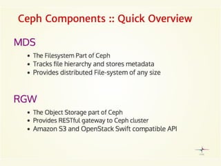 CEPH introduction , Bootstrapping your first Ceph cluster in just 10 ...