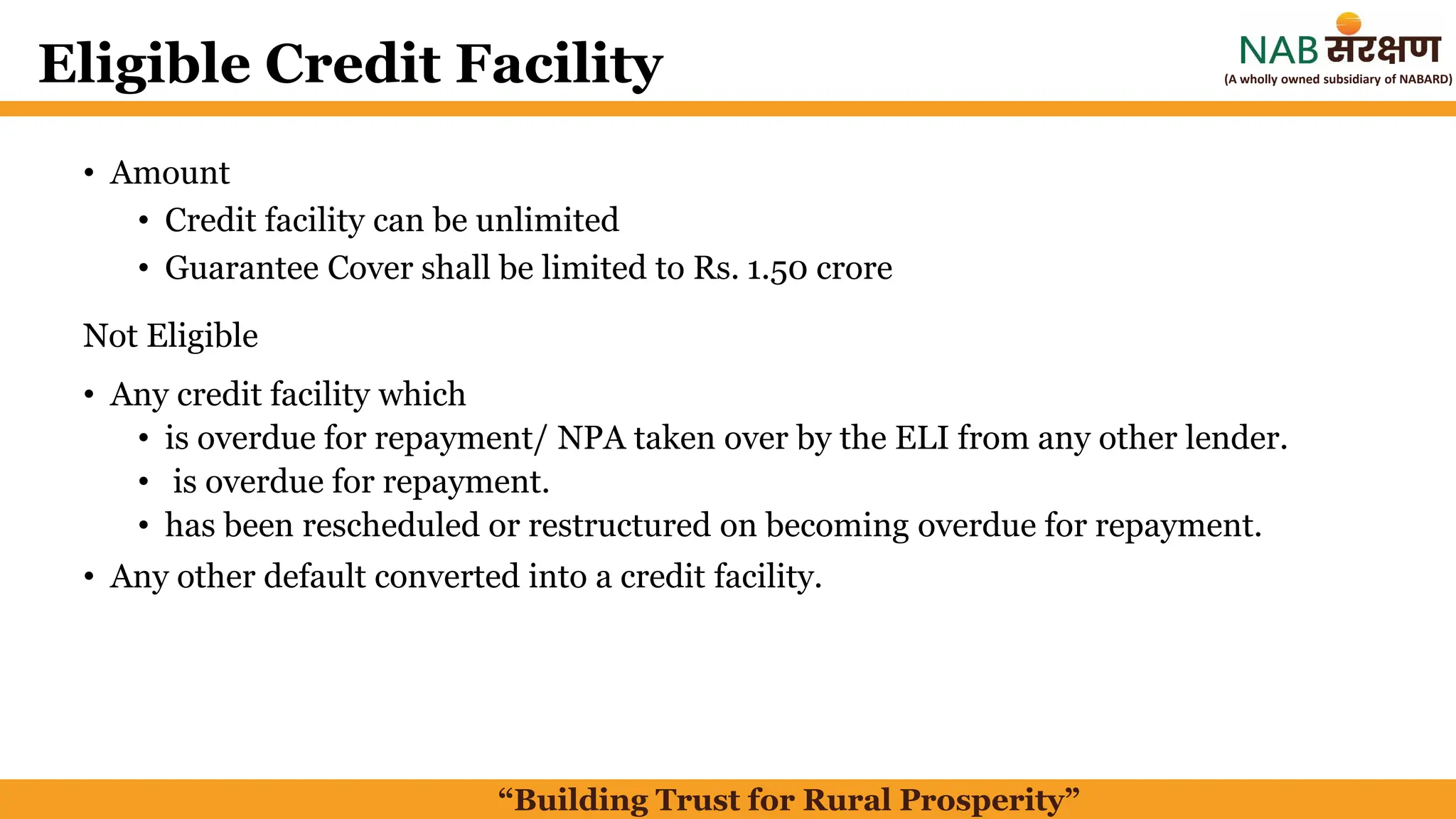 FPO SCHEME OVER VIEW AND STEPS FOR CREDIT GUARANTEE | PPT