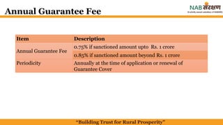 FPO SCHEME OVER VIEW AND STEPS FOR CREDIT GUARANTEE | PDF