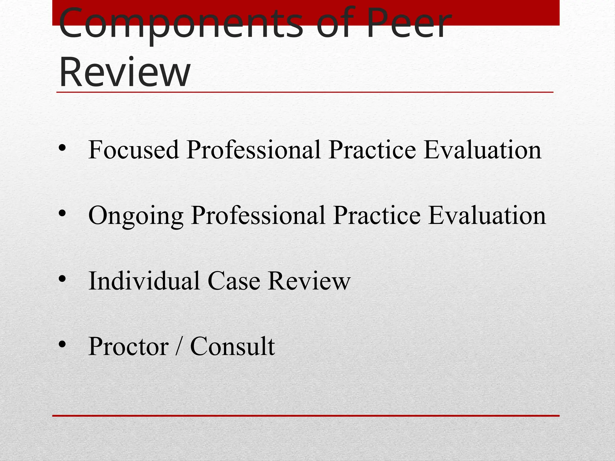 Ongoing & Focused Professional Practice Evaluation | PPTX