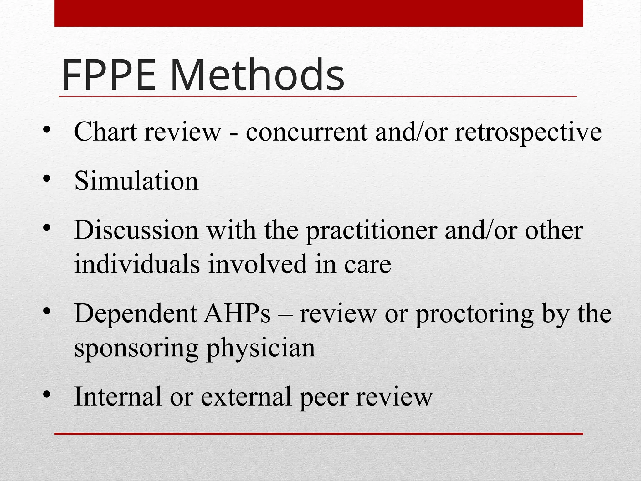 Ongoing & Focused Professional Practice Evaluation | PPTX