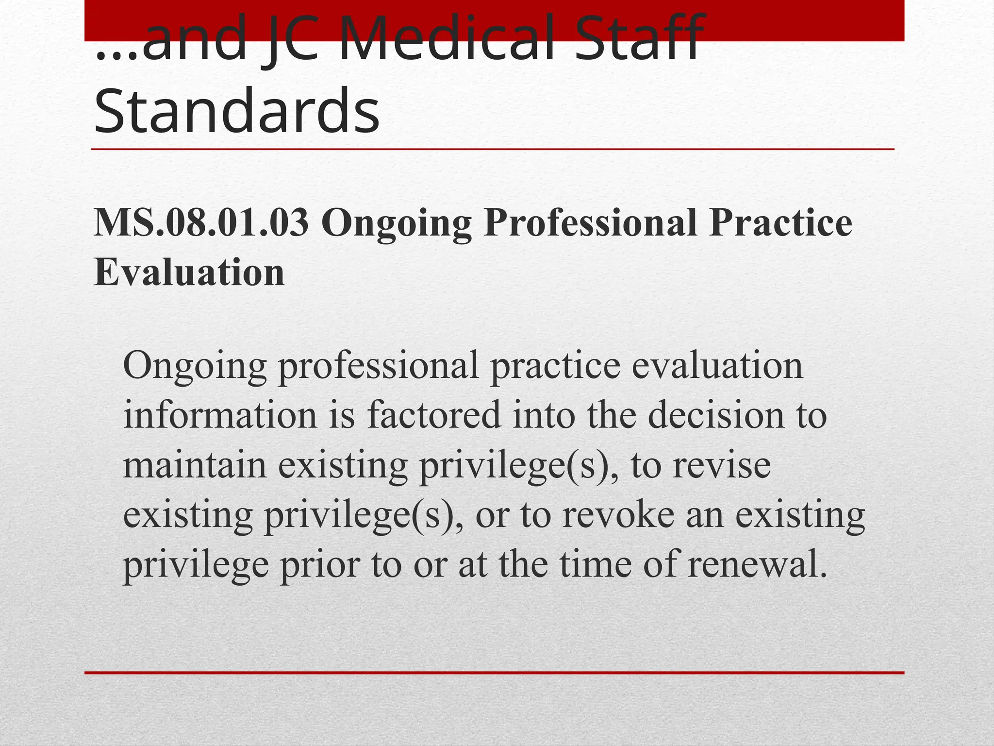 Ongoing & Focused Professional Practice Evaluation | PPTX