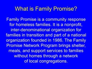 Family Promise of Shenandoah County, Virginia | PPT