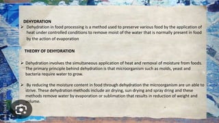 FOOD PROCESSING AND PRESERVATION POWER POINT | PPTX