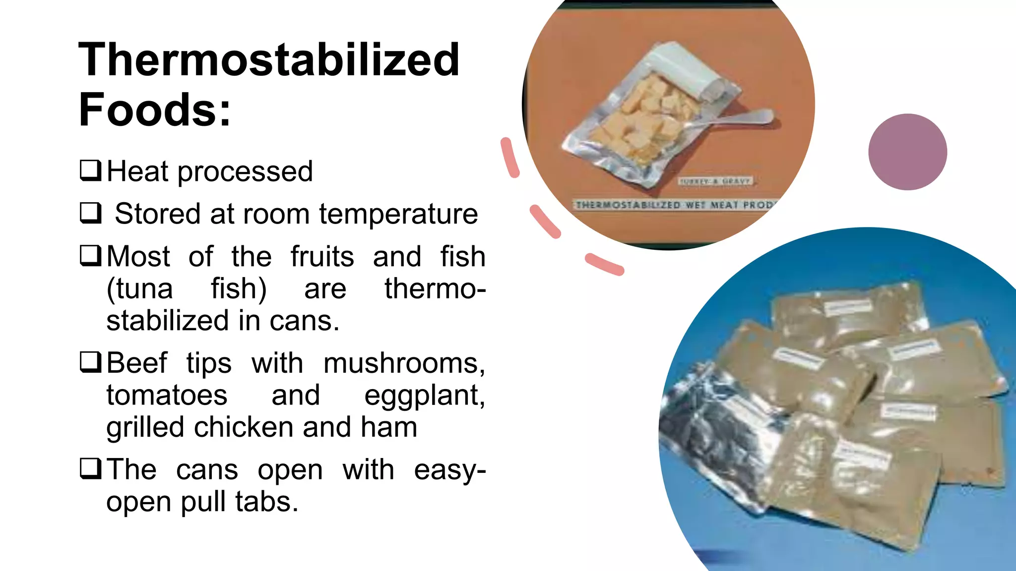 preservation in space food | PPTX