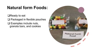 preservation in space food | PPTX