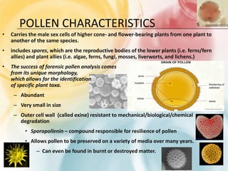 Forensic Palynology | PPTX