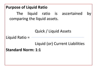 Ratio Analysis | PPTX | Stocks and Bonds | Personal Investing