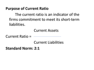 Ratio Analysis | PPTX