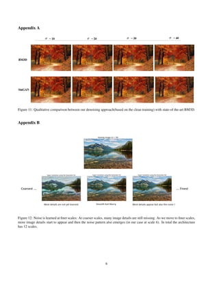 SinGAN for Image Denoising | PDF