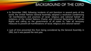 Convention on the Elimination of All Forms of Racial Discrimination ...
