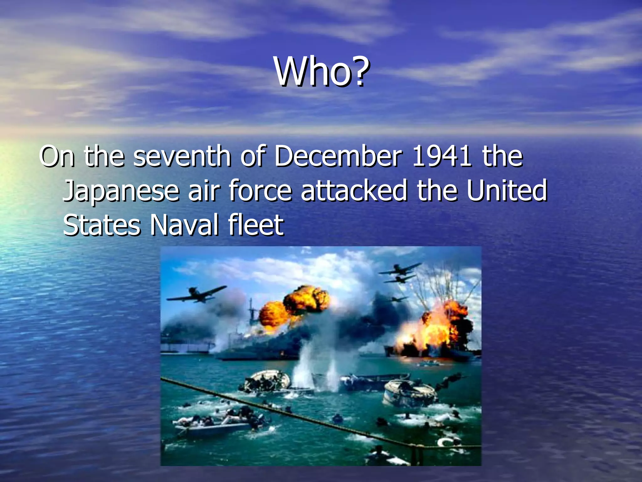 The attack on Pearl Harbor | PPT