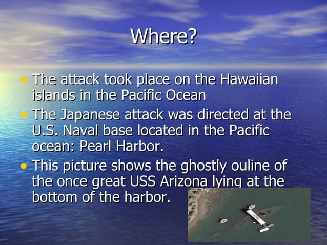 The attack on Pearl Harbor | PPT