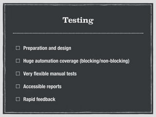 Managing QA in short-term release cycle | PPT