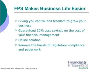 FPS client proposition and services | KEY | Business Accounting ...
