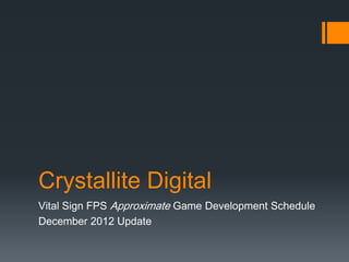 Fps game development schedule | PPT