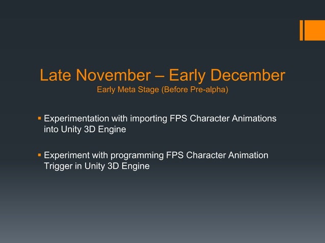 Fps game development schedule | PPT
