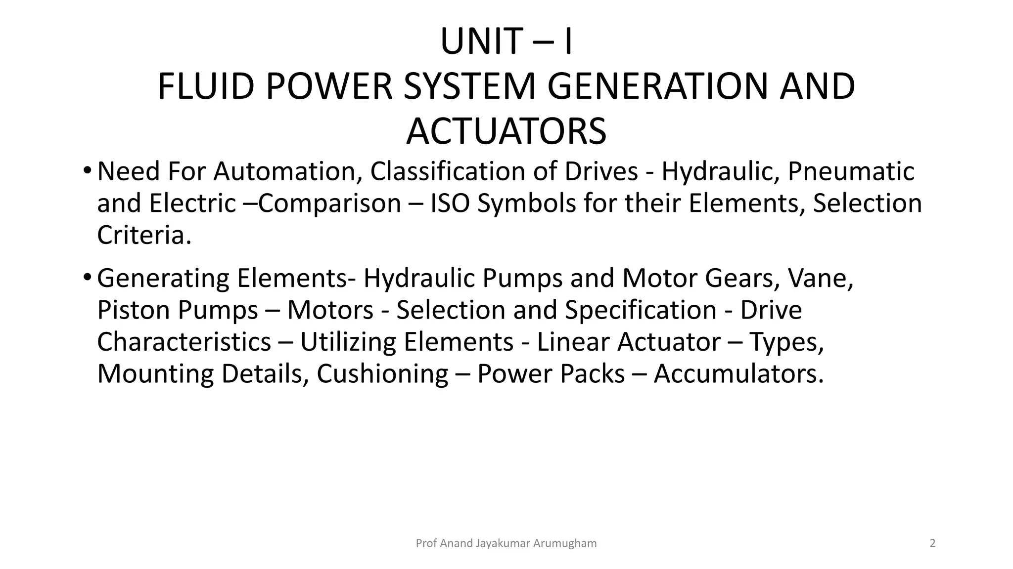 Fluid Power Systems and Industrial Automation | PDF
