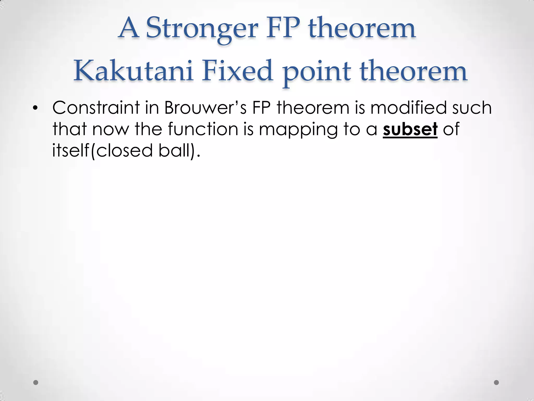 Fixed Point Theorems | PPTX