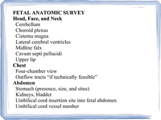 first trimester ultrasound and overview of obs imaging | PPT