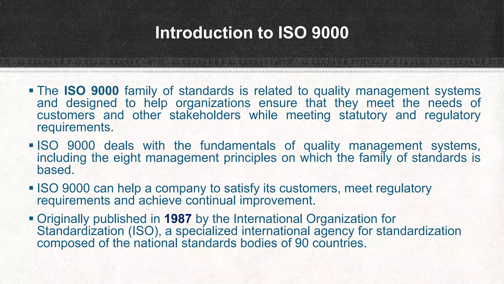 ISO 9000:2000 | PPTX