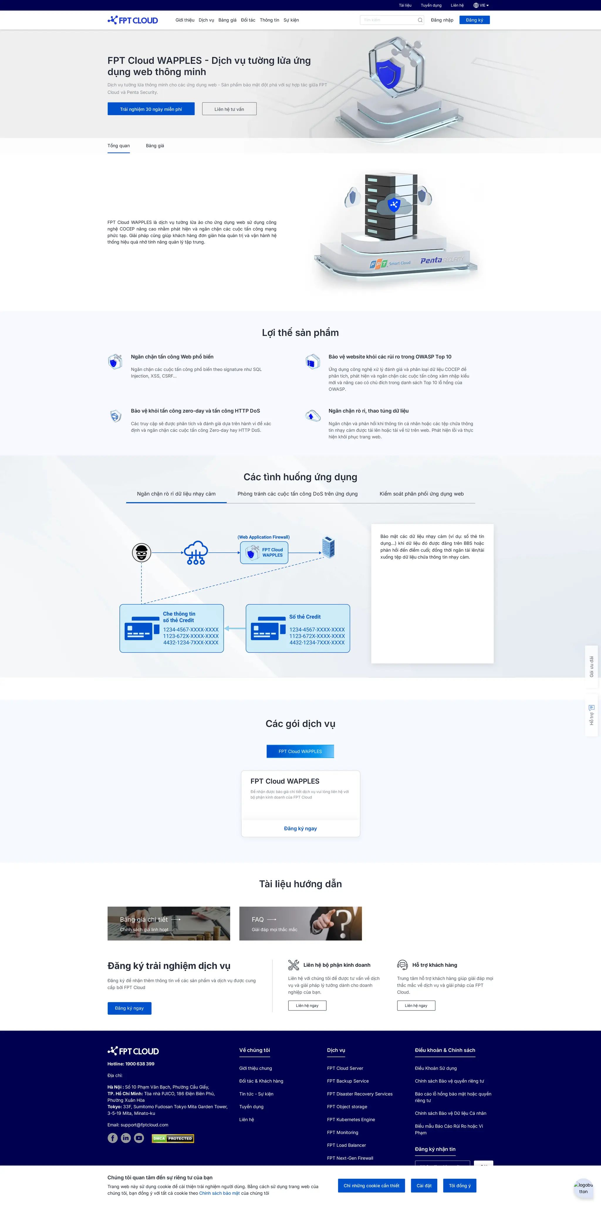 FPT Cloud WAPPLES - Dịch Vụ Tường Lửa Web Application Tiên Tiến | PDF