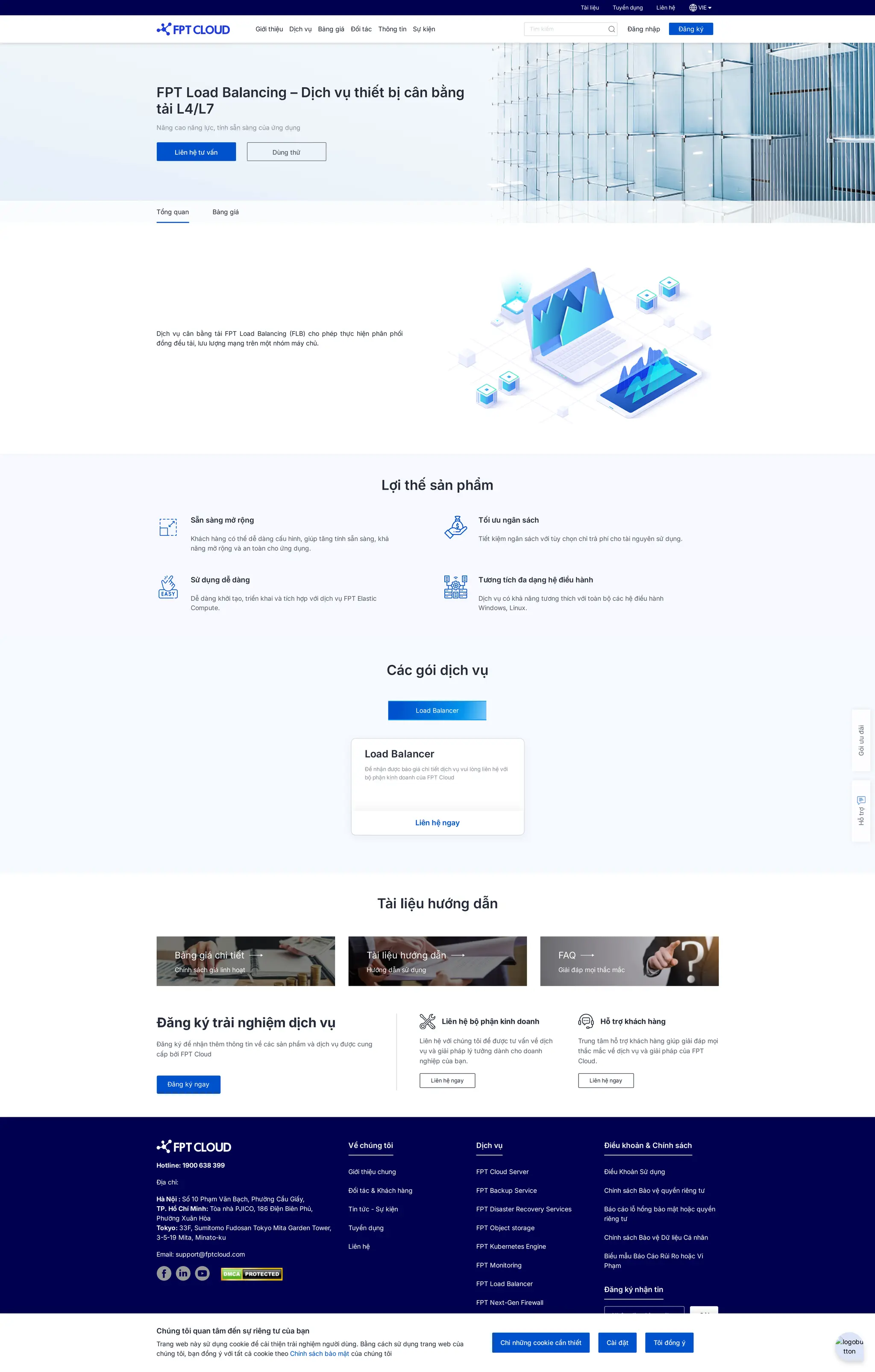 FPT Load Balancing – Dịch vụ thiết bị cân bằng tải L4/L7 | PDF
