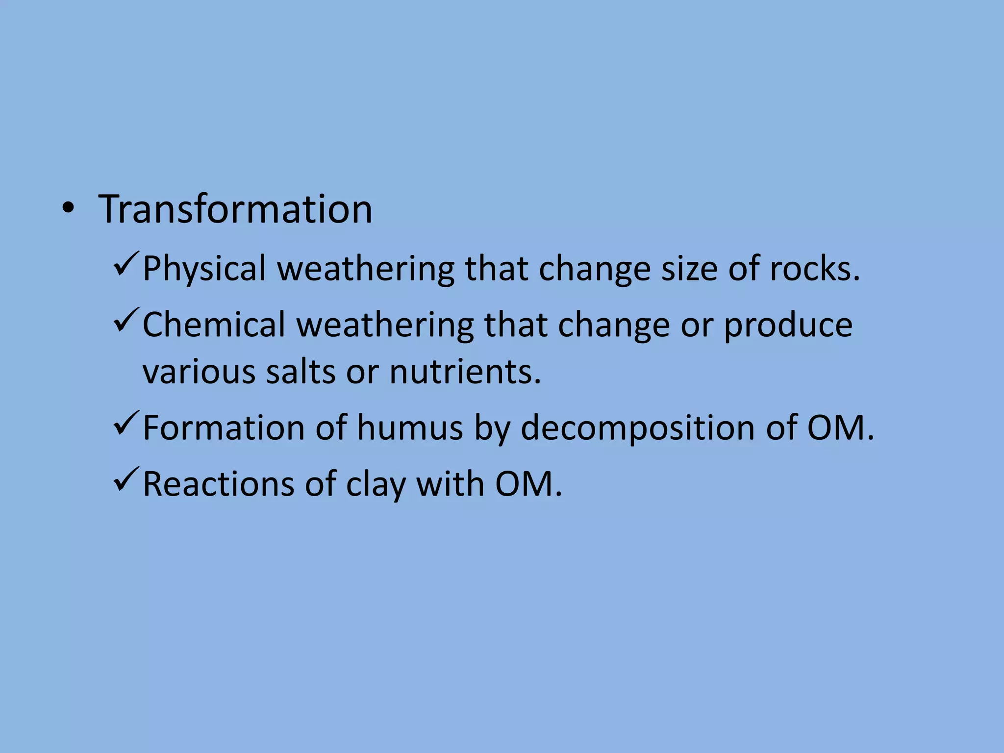 Fpt 2093 soil_science_week_6_factors_amp_processes_of_soil_formation | PPTX