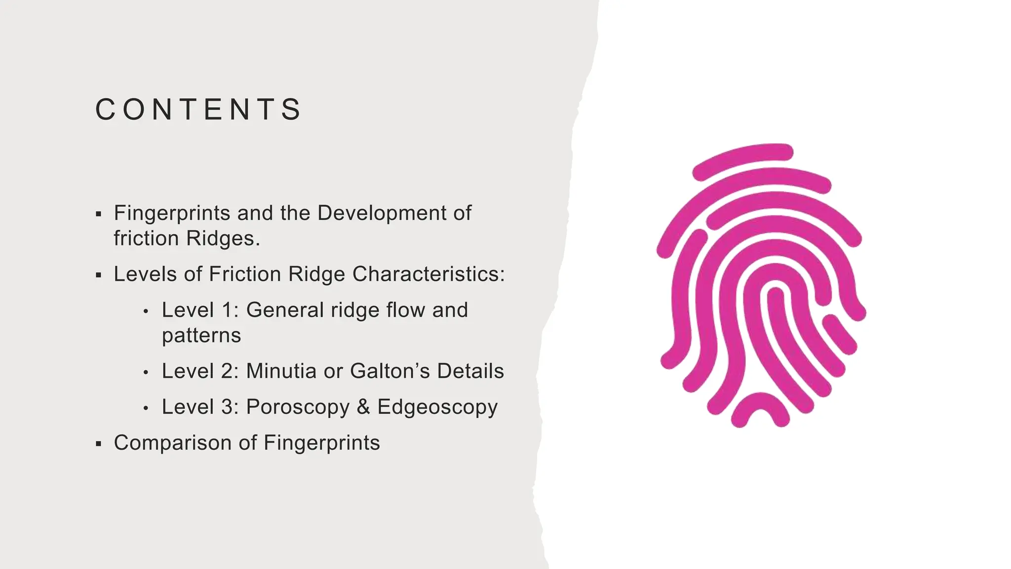 Friction Ridge characteristics and comparison of Fingerprints.pptx