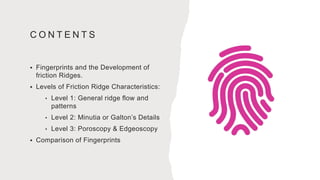 Friction Ridge characteristics and comparison of Fingerprints.pptx