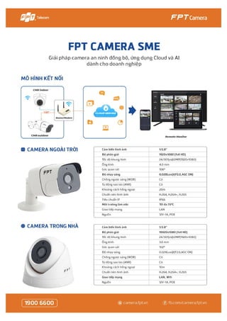 FPT CAMERA SME Datasheet | PDF