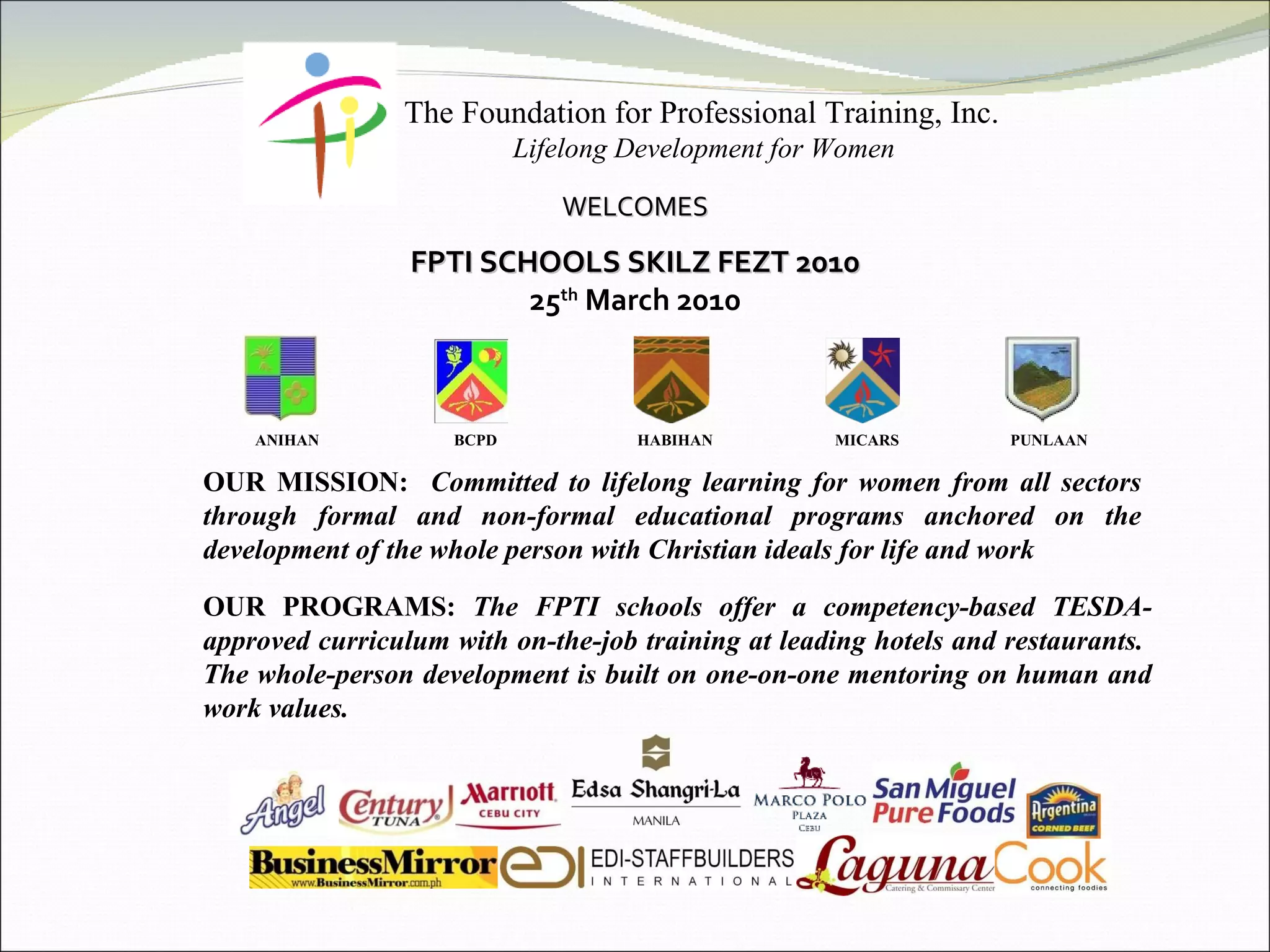 Fpti skillzfezt presentation-test | PPT