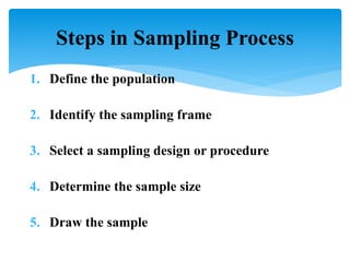 MEASUREMENT AND SAMPLING TECHNIQUES | PPT