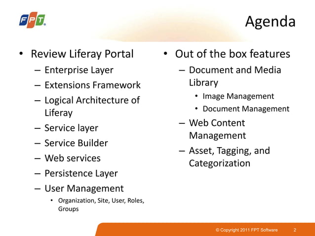 Liferay Portal Introduction | PPT