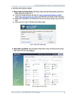 FPT PleskPanel_Guid | PDF