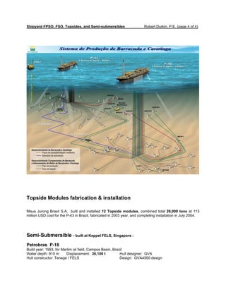 FPU FPSO & FSO Experince With Petrobras | PDF