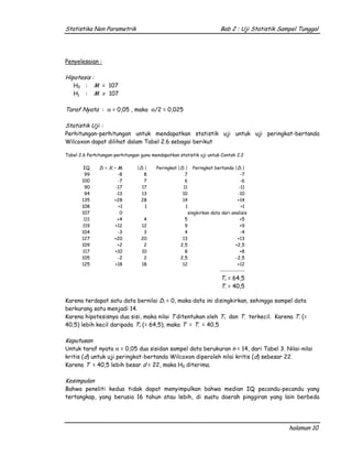 Fp unsam c bab 2-2-uji-peringkat-bertanda-wilcoxon | PDF